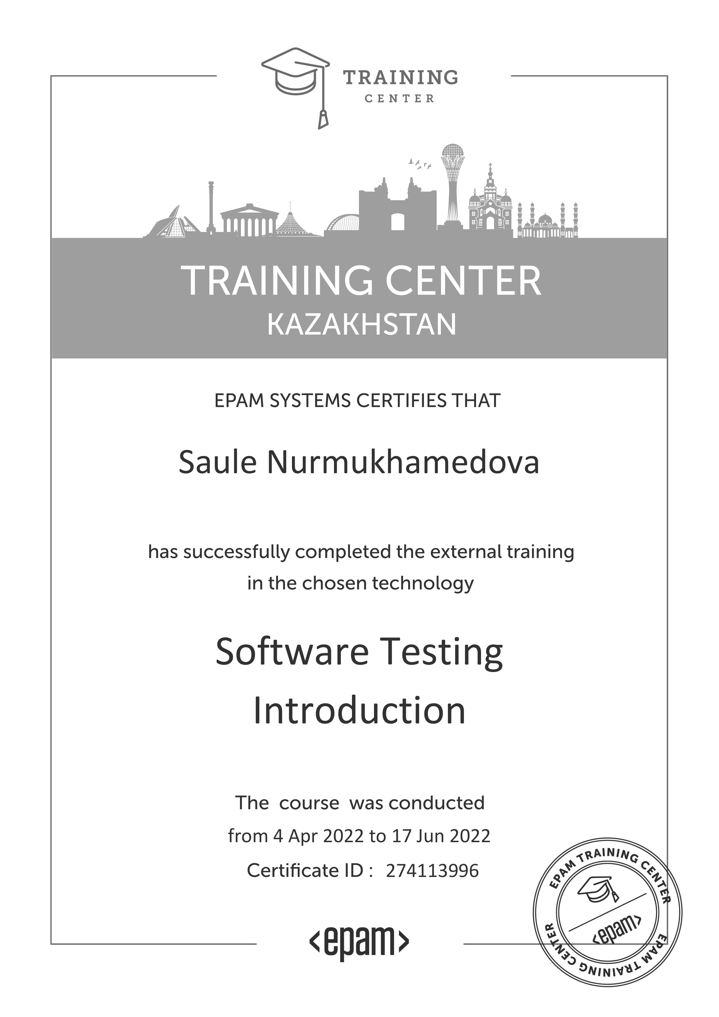 Nur Saule - QA engineer | LinkedIn